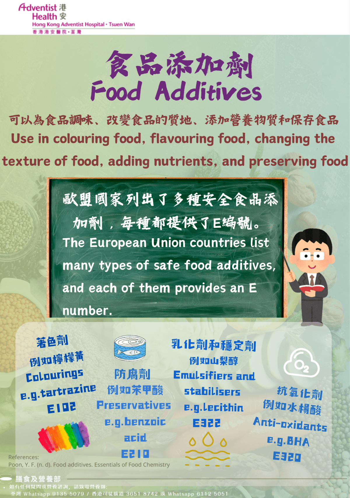 Food Additives - Hong Kong Adventist Hospital – Stubbs Road